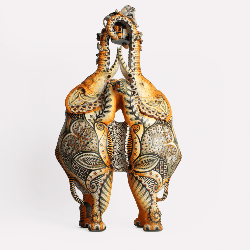 Embracing Elephants by Mntungwa & Mabaso: Unity in Ceramic Art ...