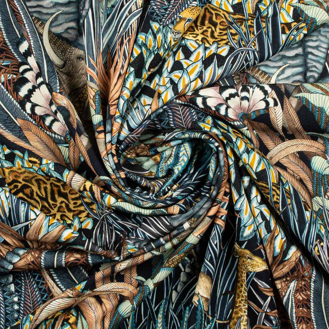 African Fabric | Luxury Designer Animal Print Fabric | Linen & Velvet ...
