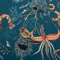 Ardmore Thanda Nests Midnight Outdoor Fabric - Luxury Décor – Ardmore ...