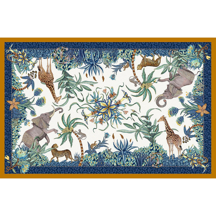 Ardmore Thanda Nests Midnight Outdoor Fabric - Luxury Décor – Ardmore ...