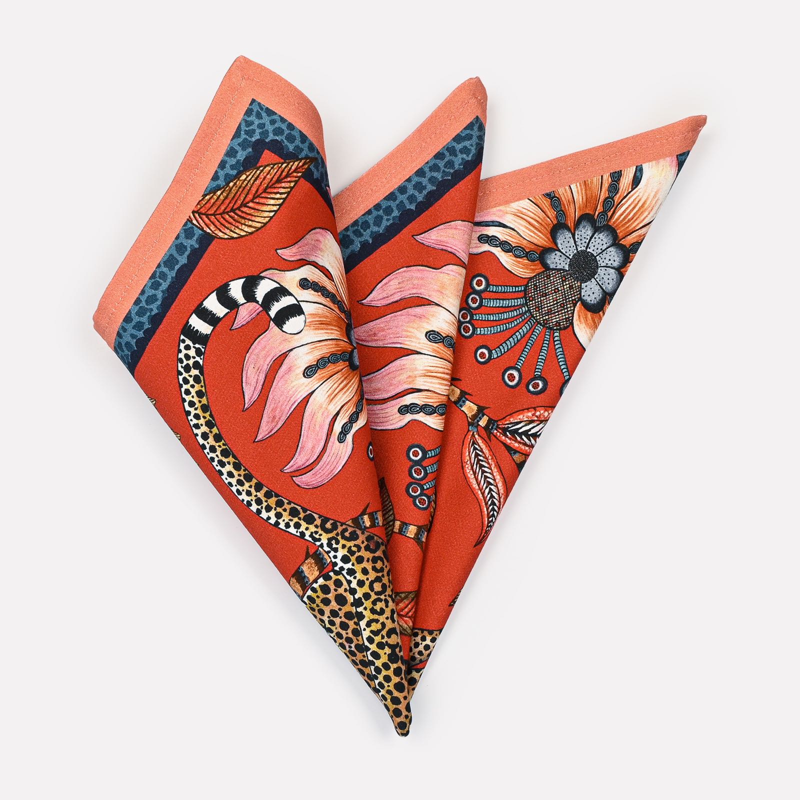 Ardmore Royal Red Leopard Napkins - African Elegance Defined – Ardmore ...